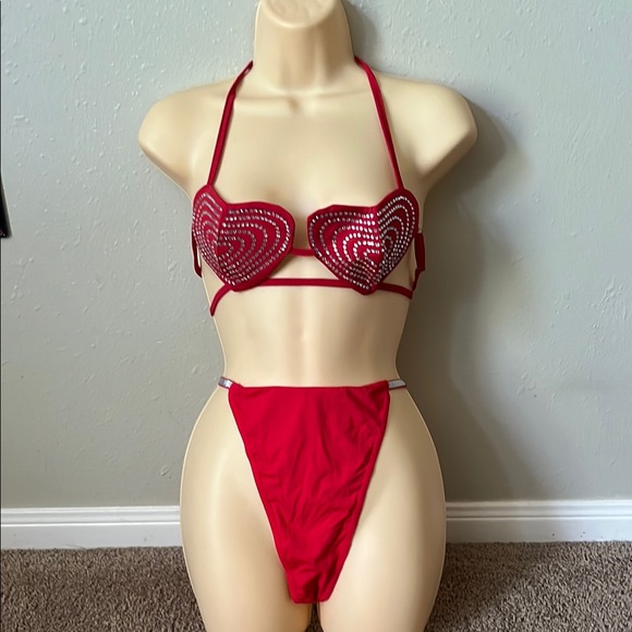 Cool Review About Red Lingerie Two Piece